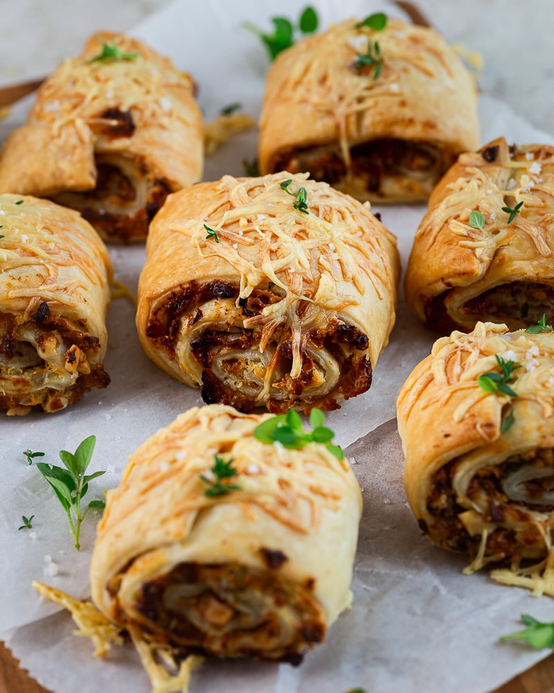 Beer Caramelized Onion Puff Pastries - Free The Pickle
